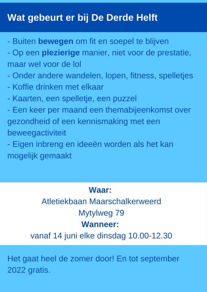 De Derde Helft – Atletiekvereniging U-Track